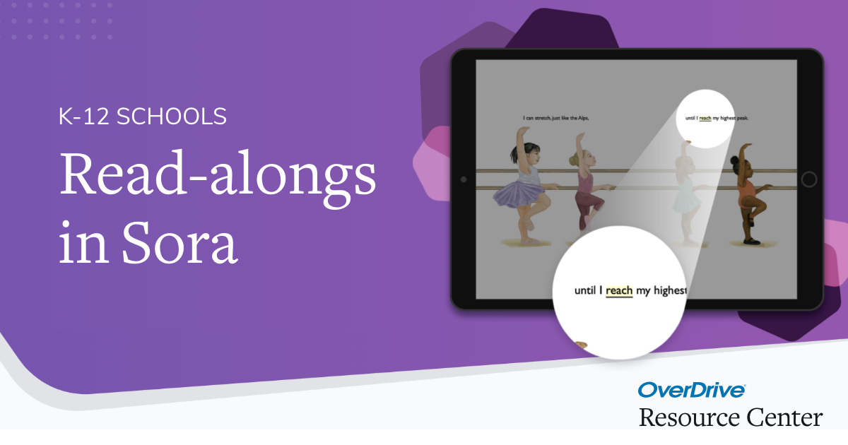 Read-Alongs in Sora – OverDrive Resource Center